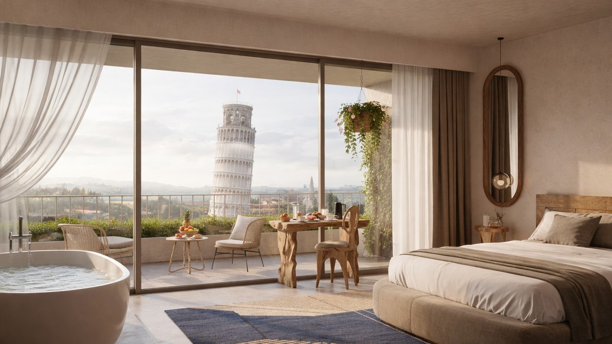 Best Luxury Hotels with Views of the Pisa Tower